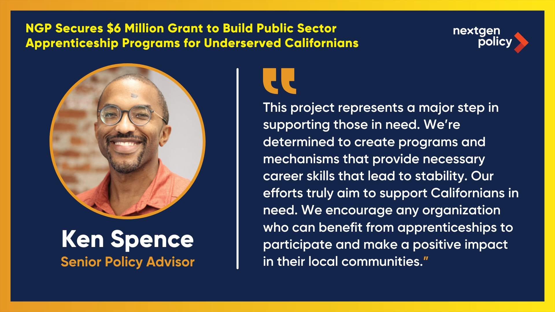 NextGen Policy Secures $6 Million Grant to Build Public Sector ...