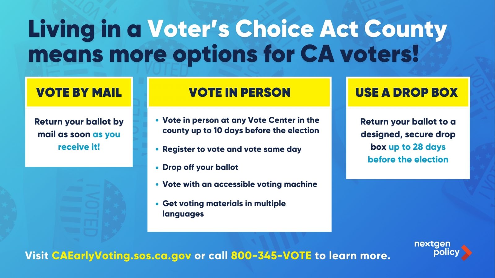 What you need to know, November 5th General Election - NextGen Policy